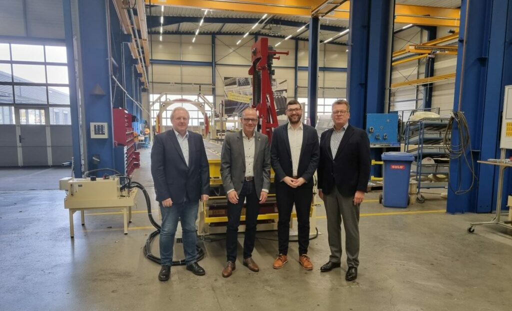 Bürgermeister Kellner zu Besuch bei der Jürgens Holding GmbH | Alles Detten